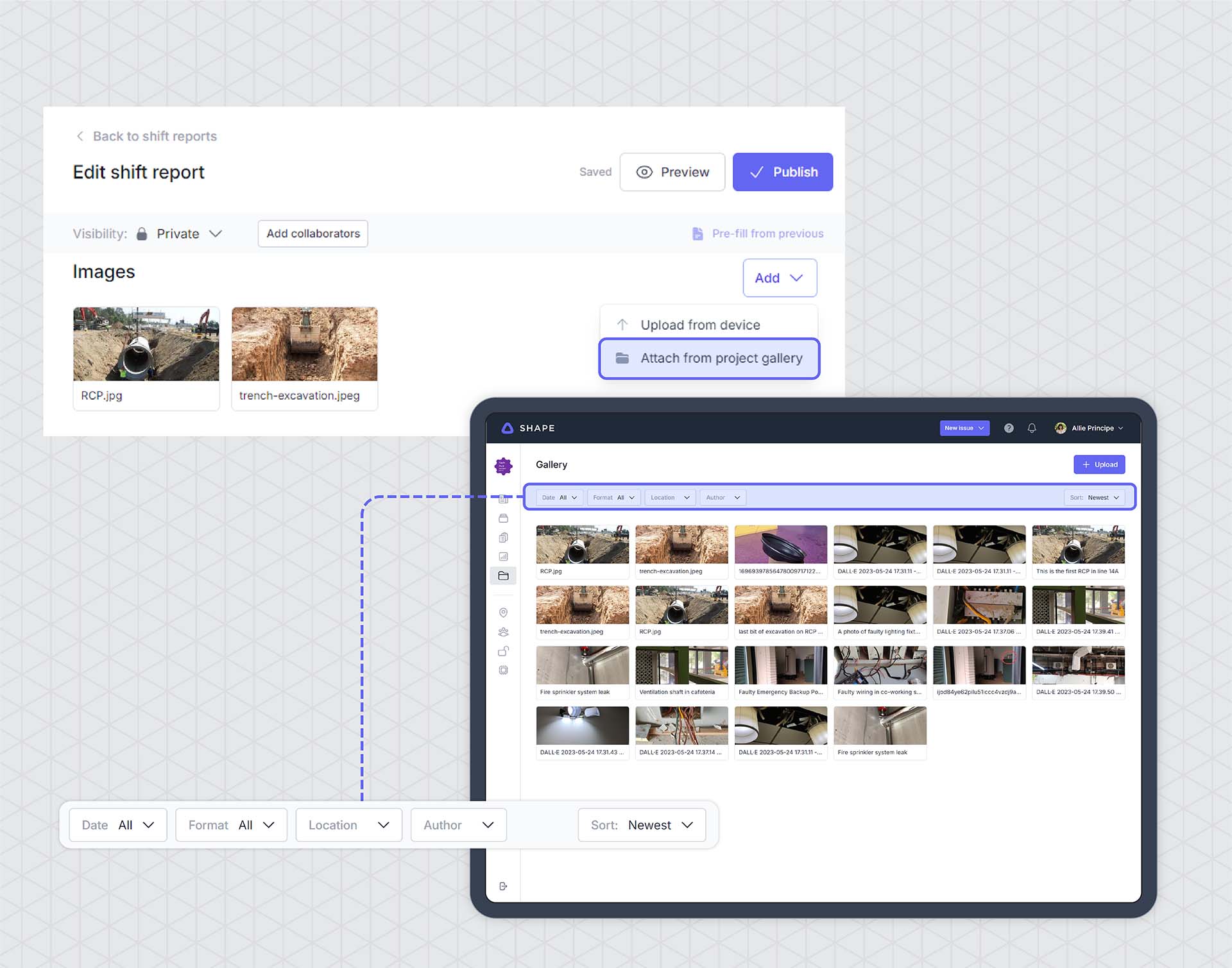 Construction Photo Management Software | Shape